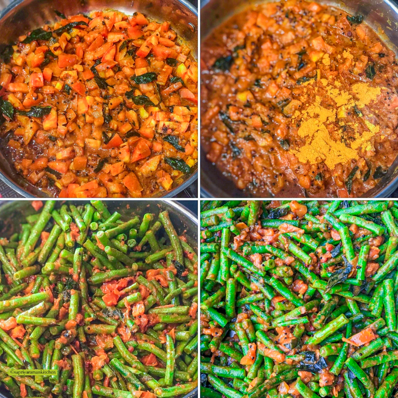 Unique South Indian Style Green Beans Recipe - Supriya Raman